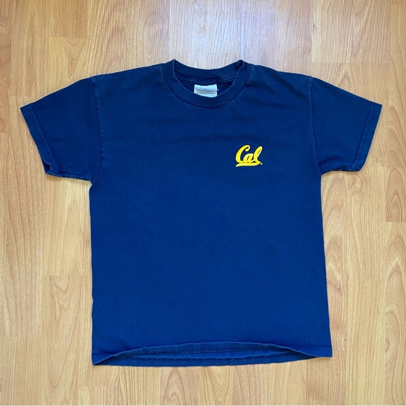 NCAA | Shirts & Tops | Vintage Cal Uc Berkeley Script Logo Tshirt Size ...